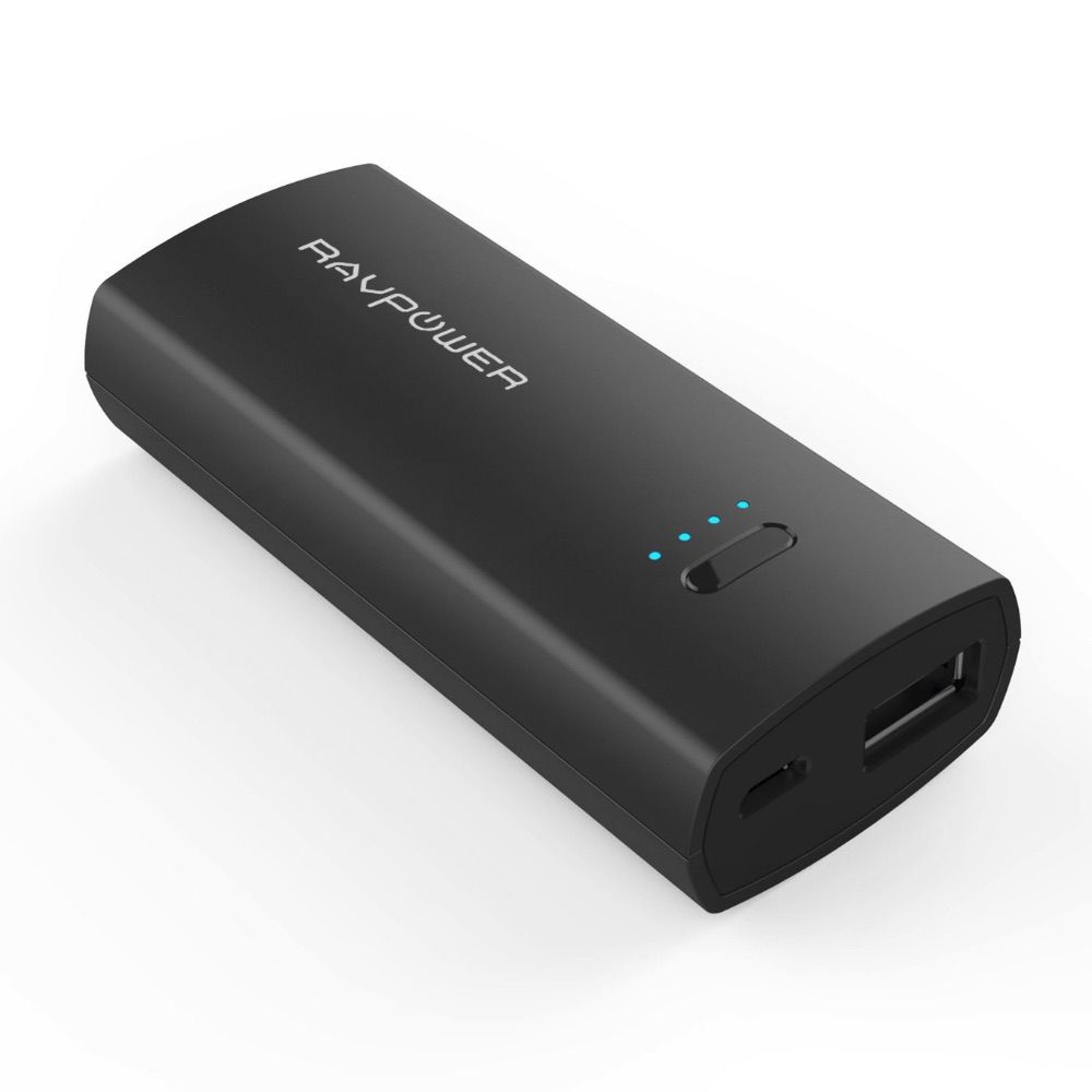 RAVPower Basis Powerbank 5200 MAh Sort Til 218 95 DKK